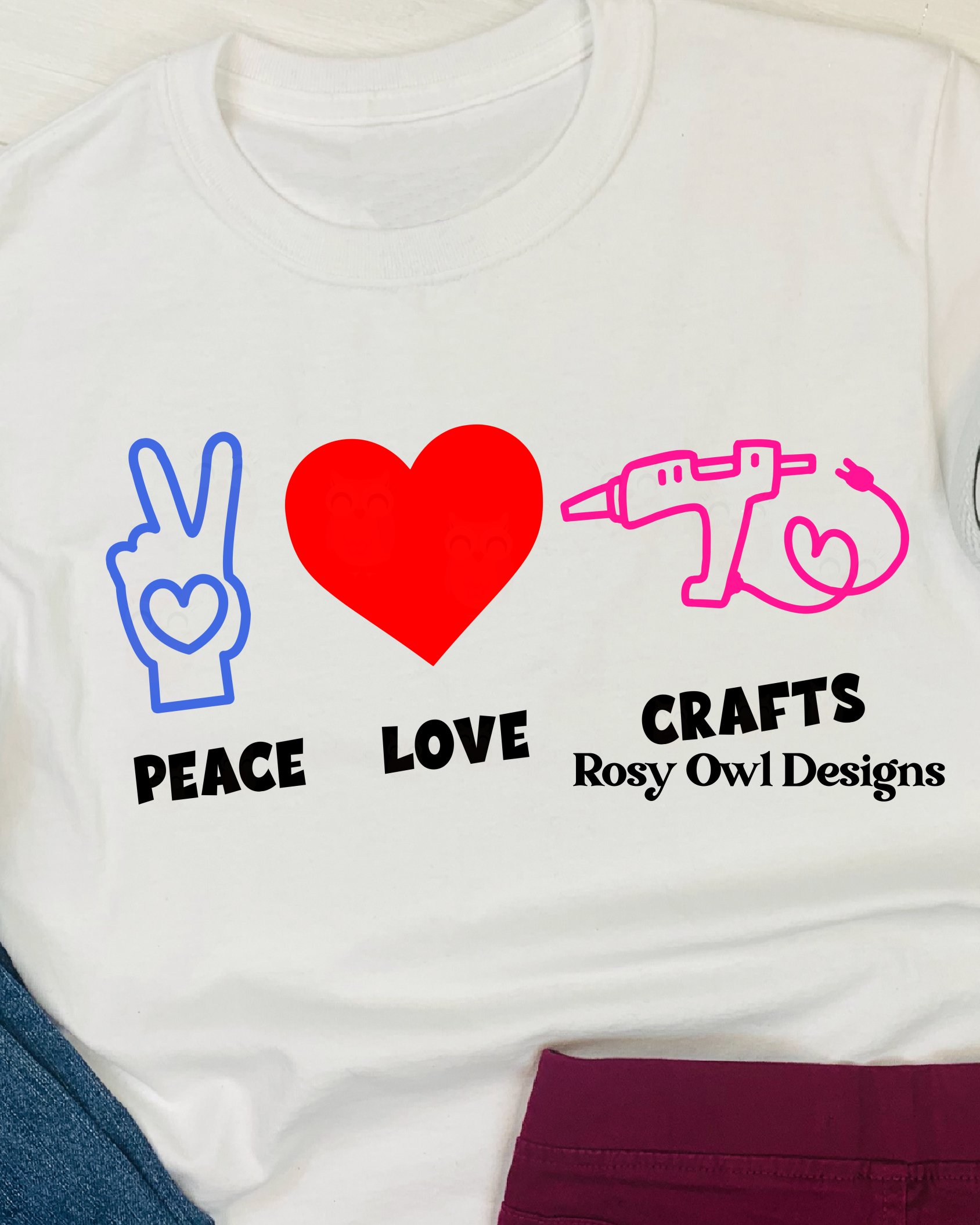 Peace Love & Crafts SVG | Craft Life