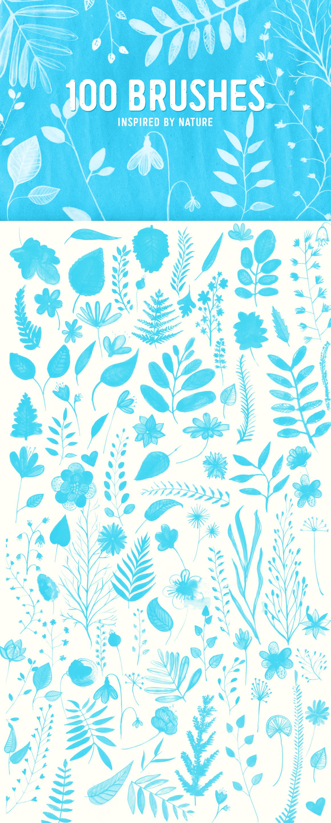 100 Nature Photoshop brushes