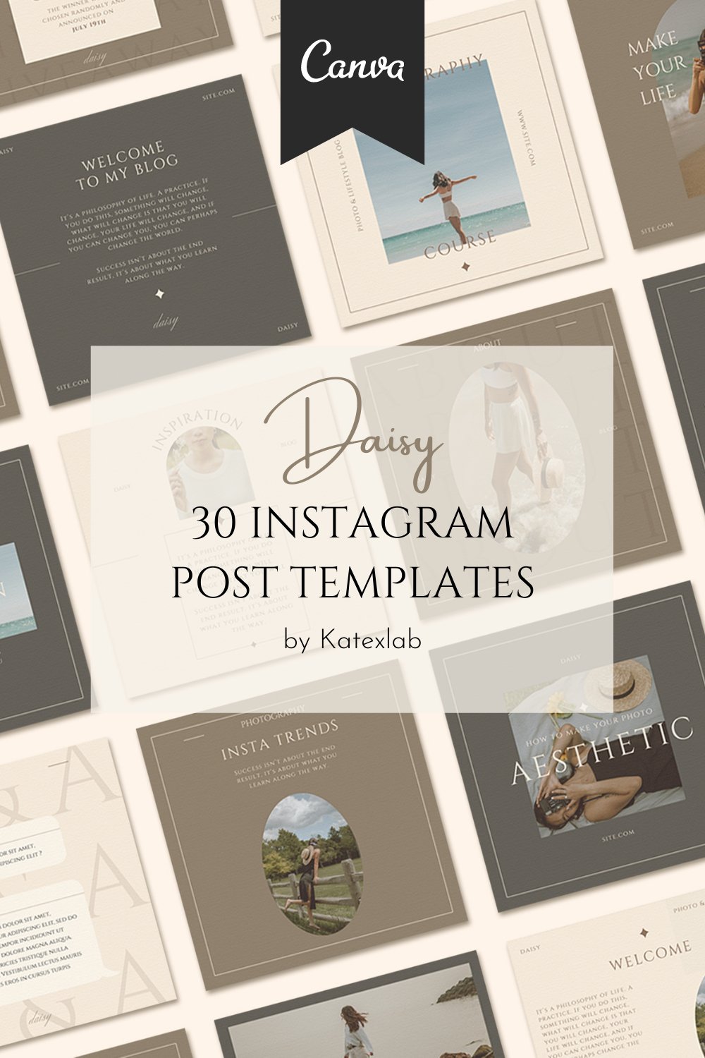 Canva instagram templates for posts and stories