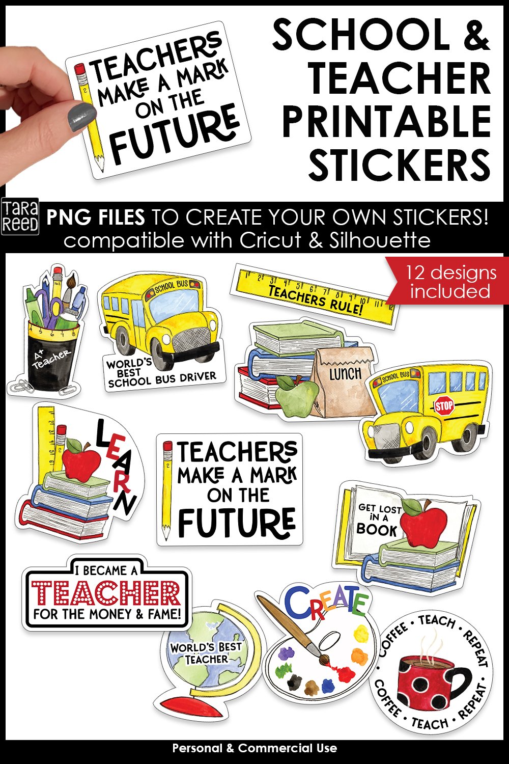 Printable School Stickers | Teacher Appreciation