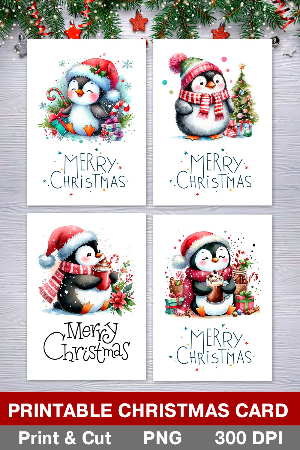 Merry Christmas Card printable