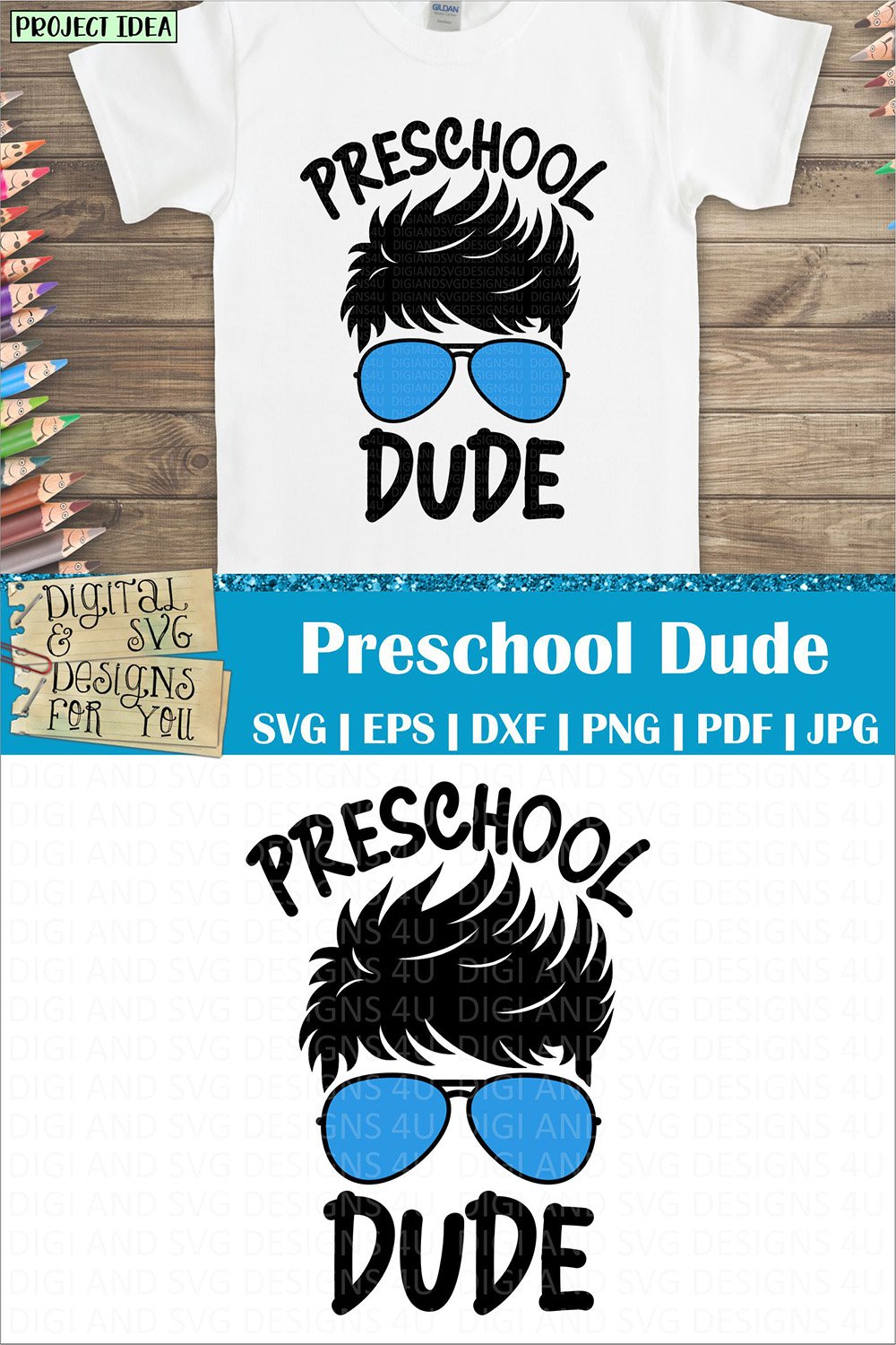 Preschool Dude | Back to school | Dude SVG