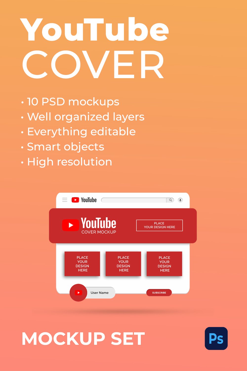 YouTube Cover Mockup