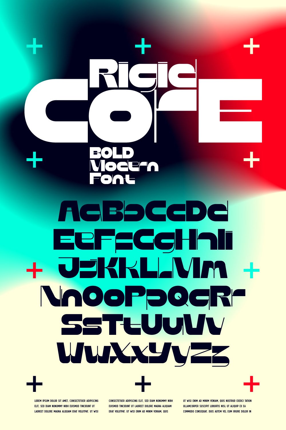 Rigid Core Modern Font