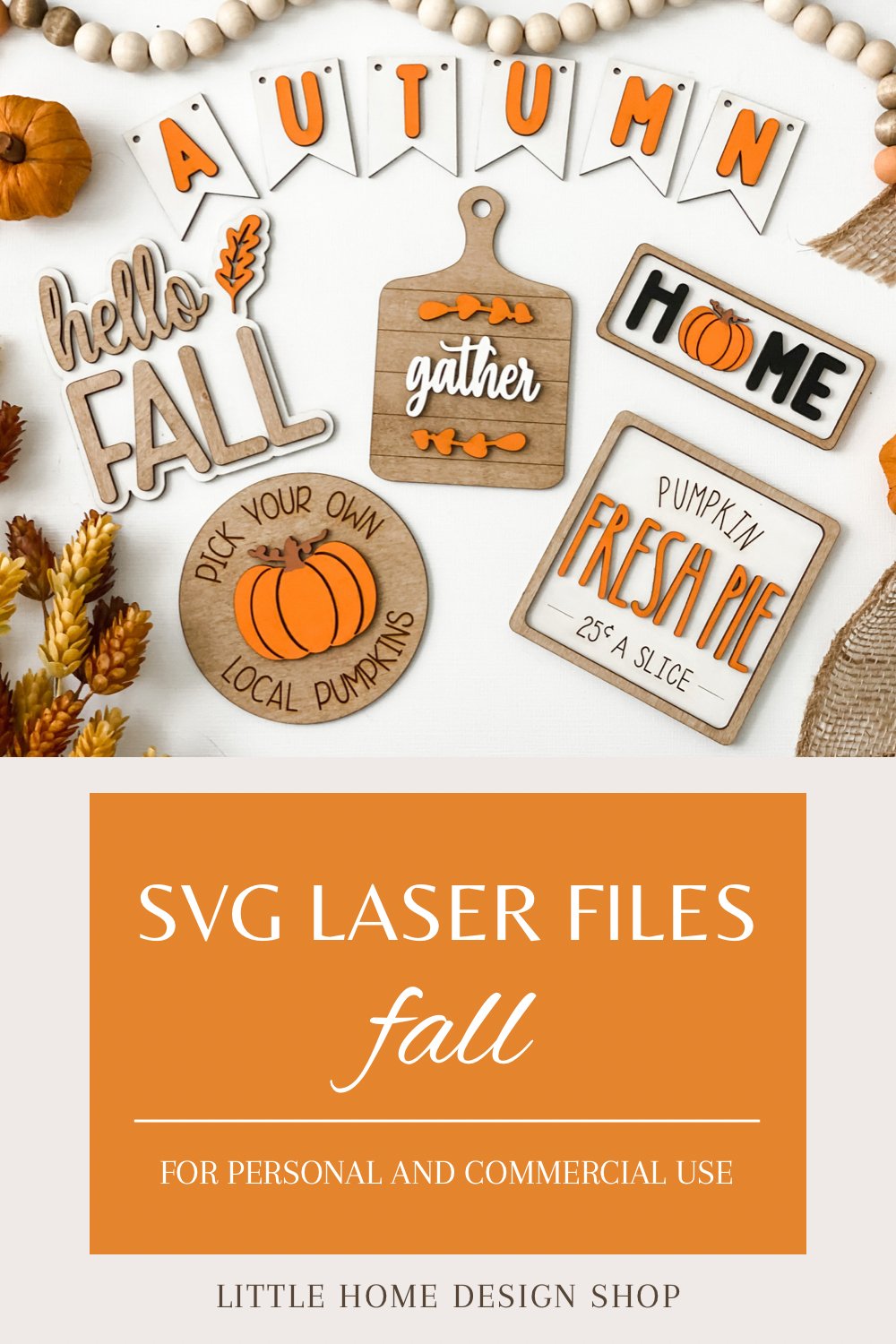 Fall Laser File | Pumpkin Laser Svg Files | Fall Tier Tray