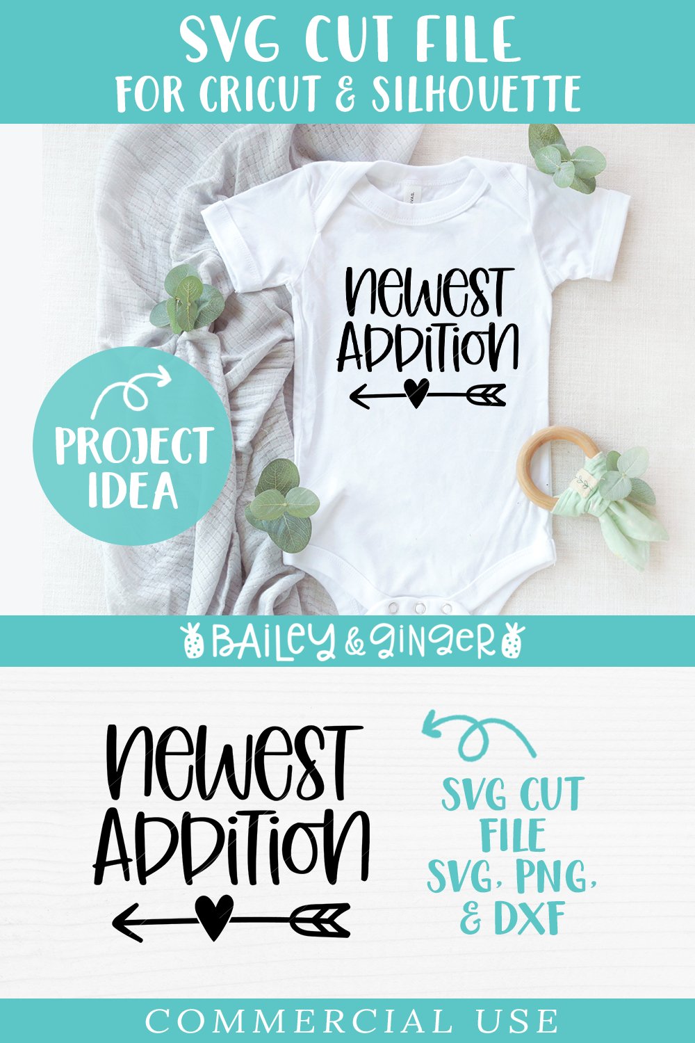 Cute Baby SVG - Newest Addition - Newborn SVG Cut File