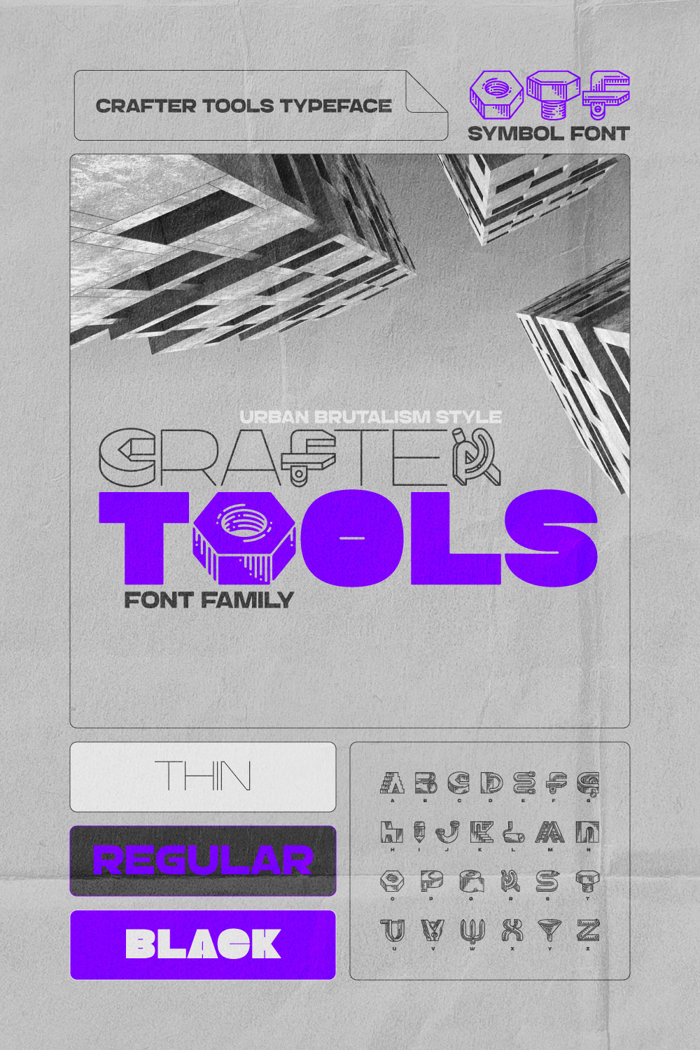 Crafter Tools Font Family