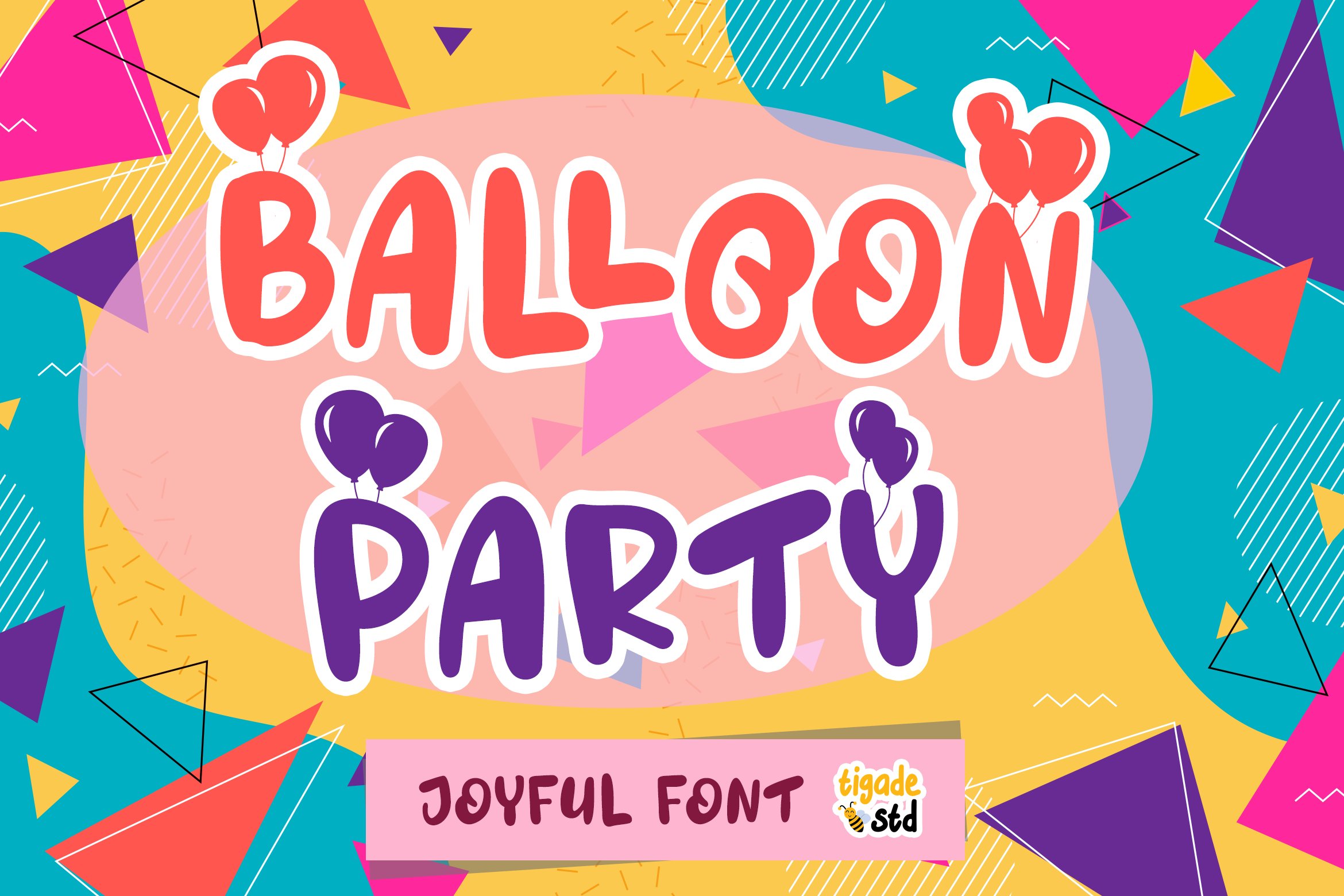 Balloon Party | Cute Party Theme Display Font