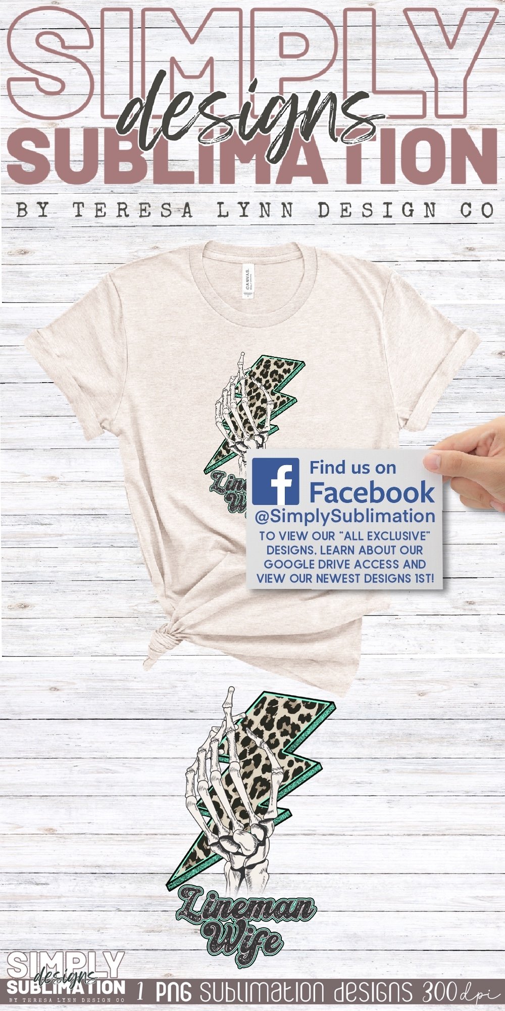 Lineman Wife | Png |Sublimation Design | Lightning Bolt