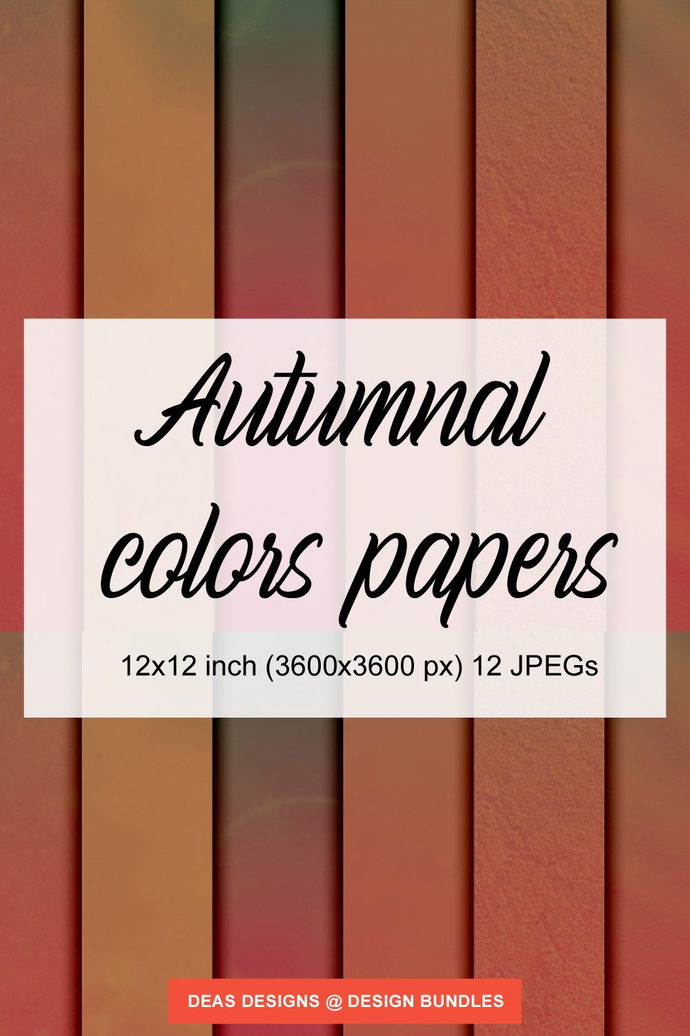 Autumnal colors papers
