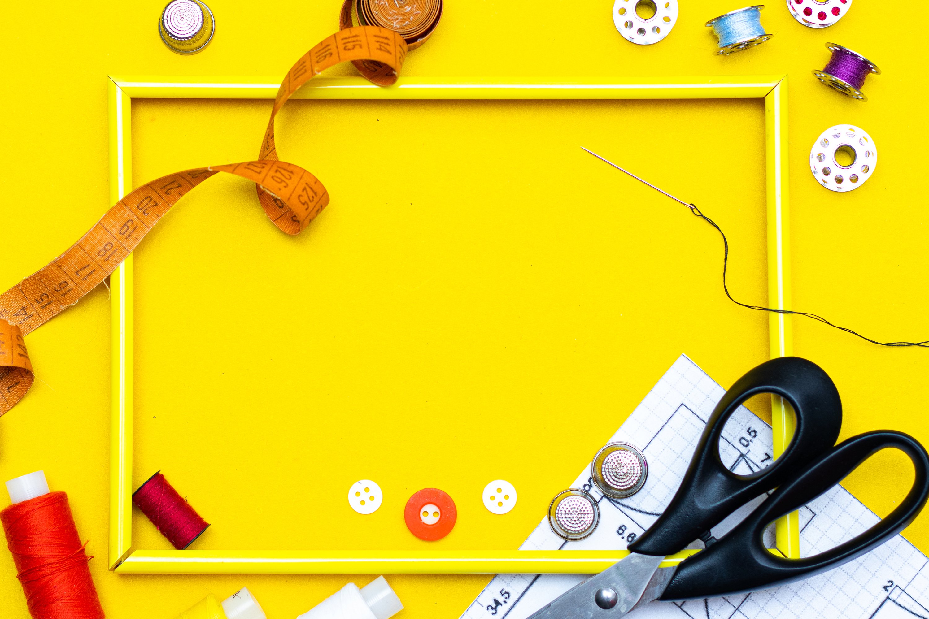 Sewing hobby layout