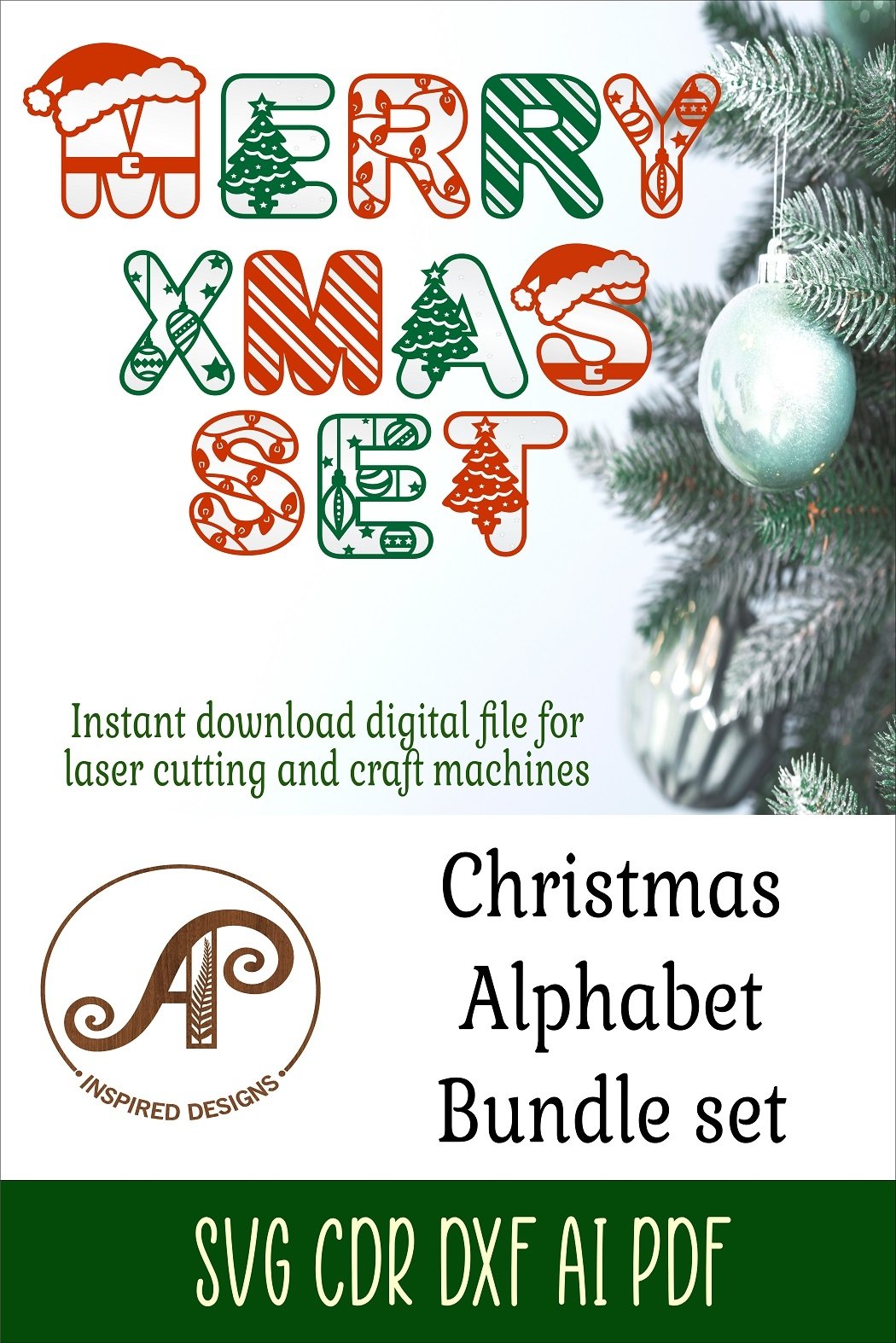 Huge Christmas alphabet set bundle . 143 letters
