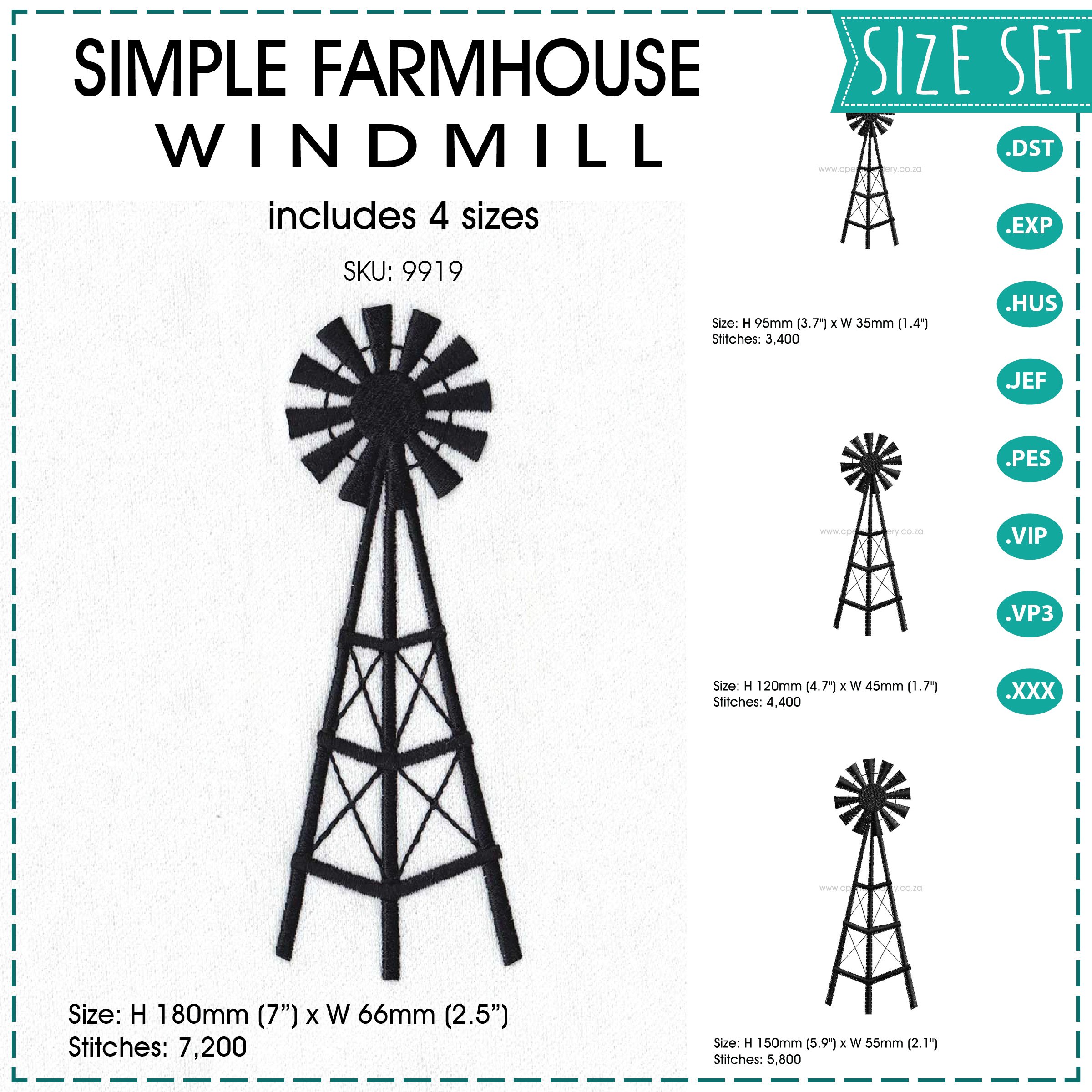 Simple Farmhouse Windmill