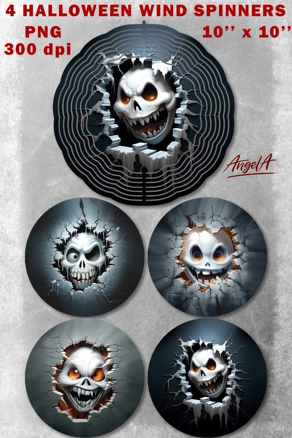 Halloween wind spinner / halloween characters monster, ghost