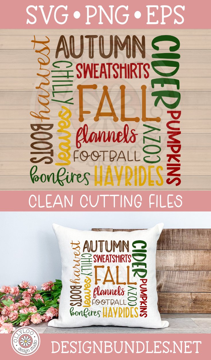 Fall Word Art SVG | Fall SVG