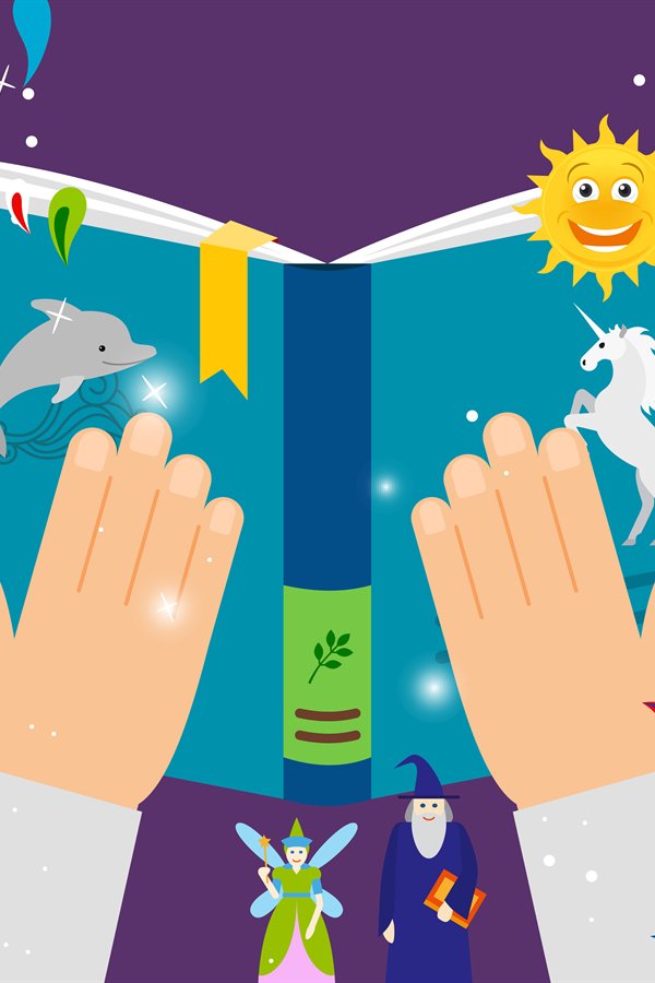 Fairy tale kids book