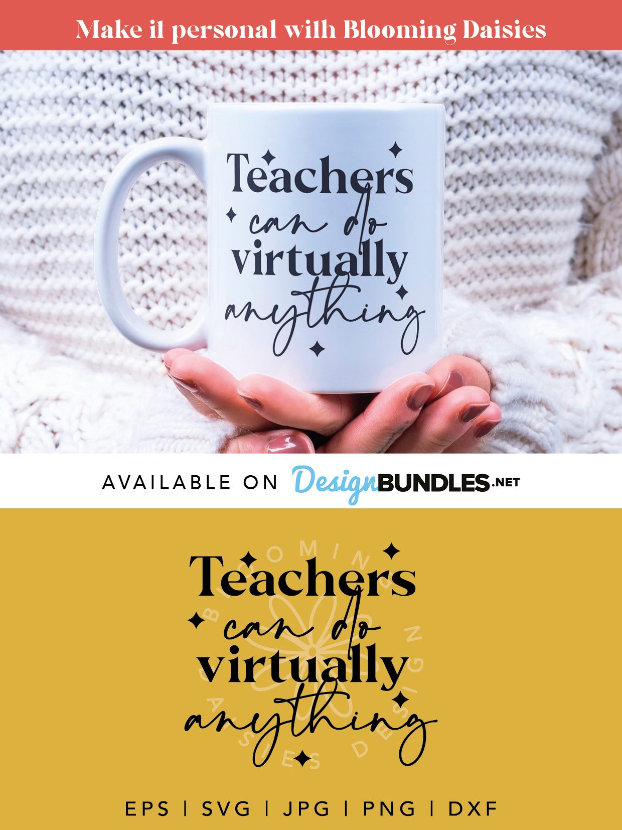 Teachers can do anything SVG | Virtual Back to School SVG