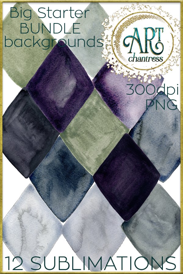 Sublimation BUNDLE Grey Watercolors background textures PNG