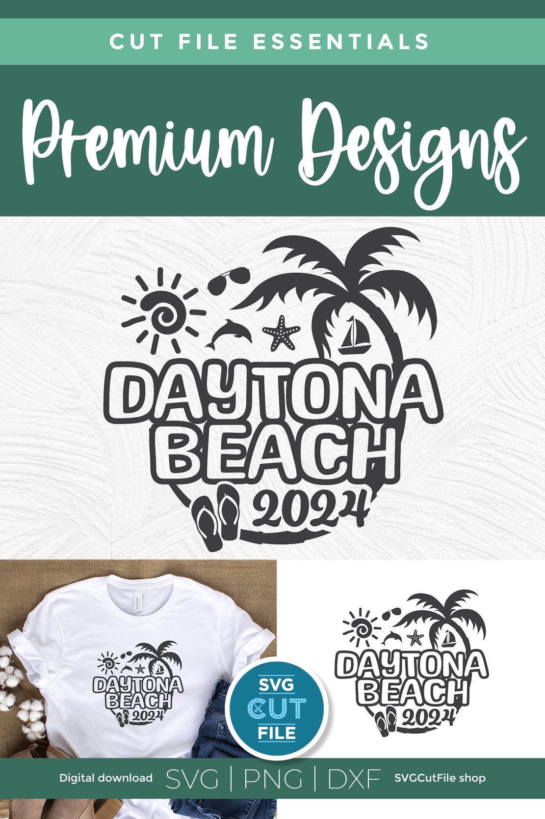 2024 Daytona Beach svg - Daytona FL Vacation or Trip