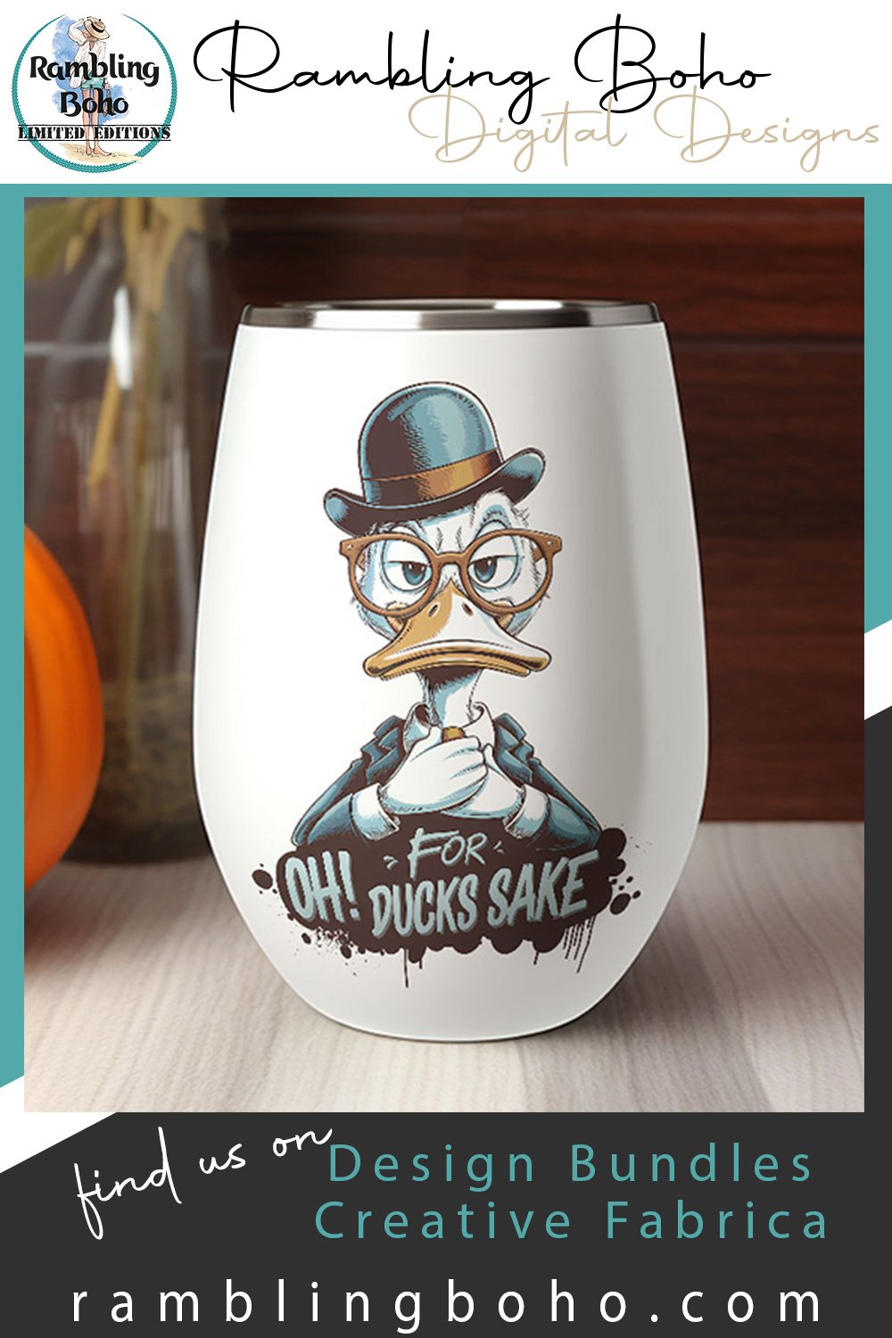 Oh For Ducks Sake Funny Animal Pun