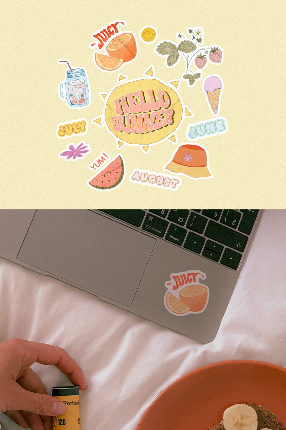 SUMMER RETRO VIBES STICKER BUNDLE (2152726)