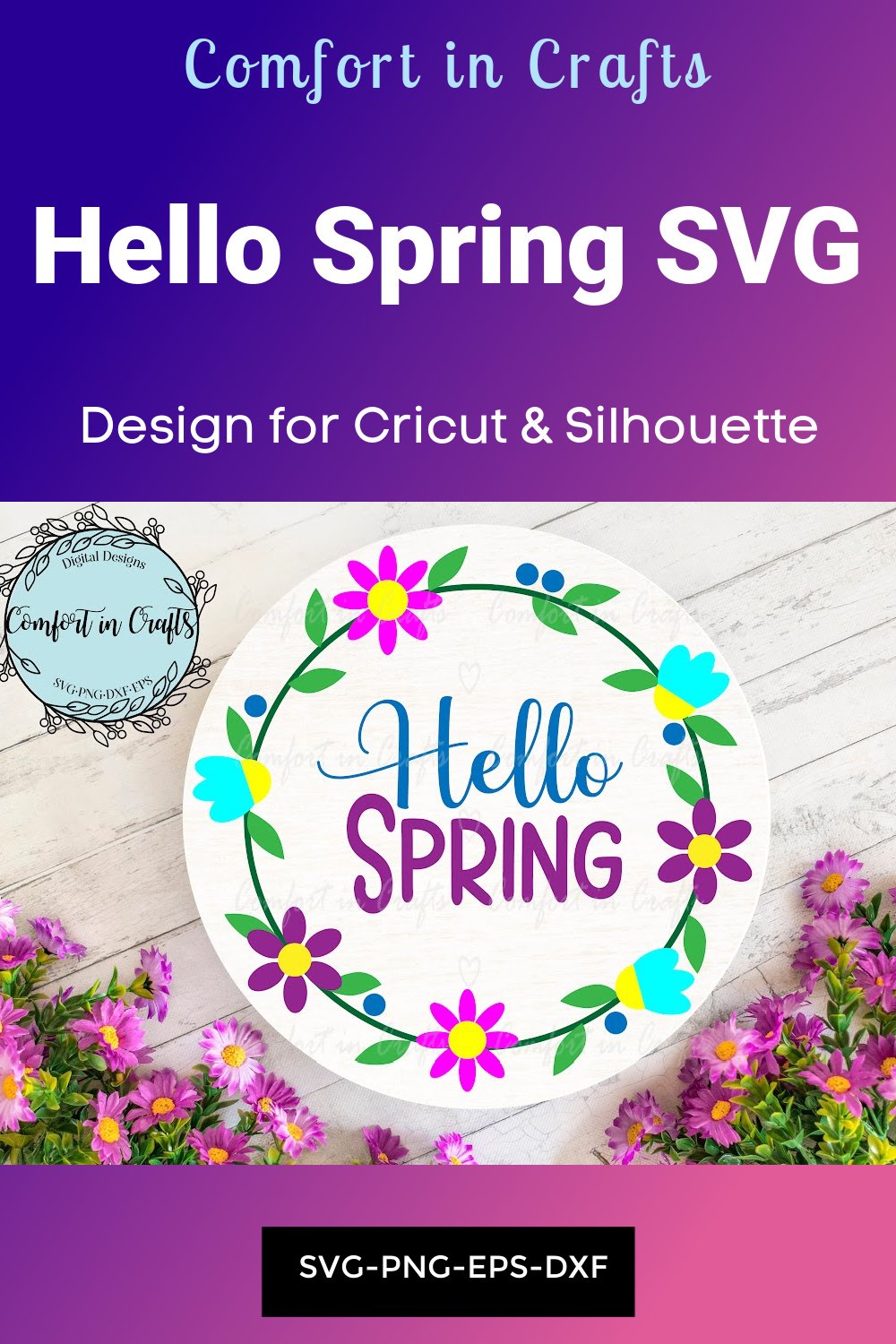 Hello Spring SVG and Sublimation