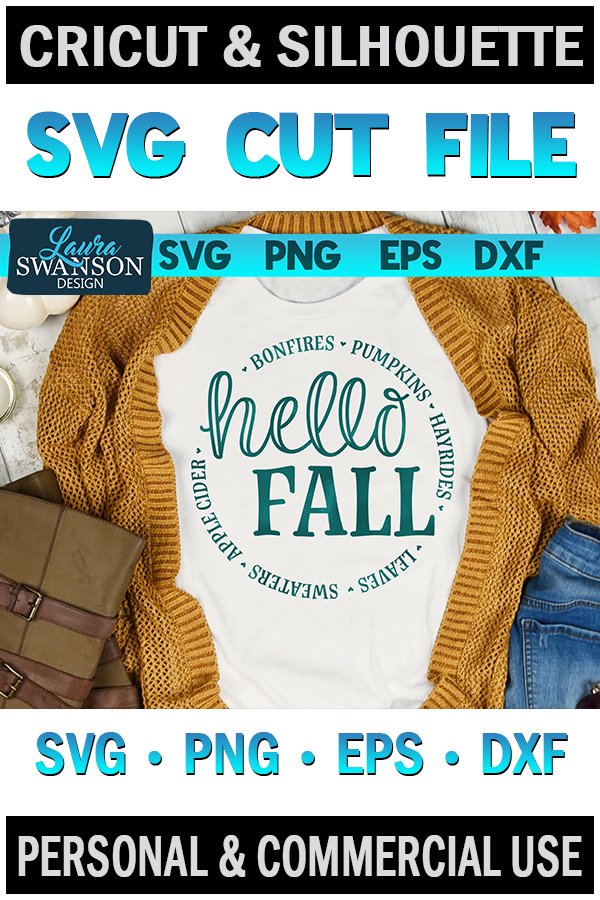 Hello Fall SVG Cut File (838251)