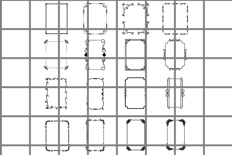 Frames SVG set for cut (819462)