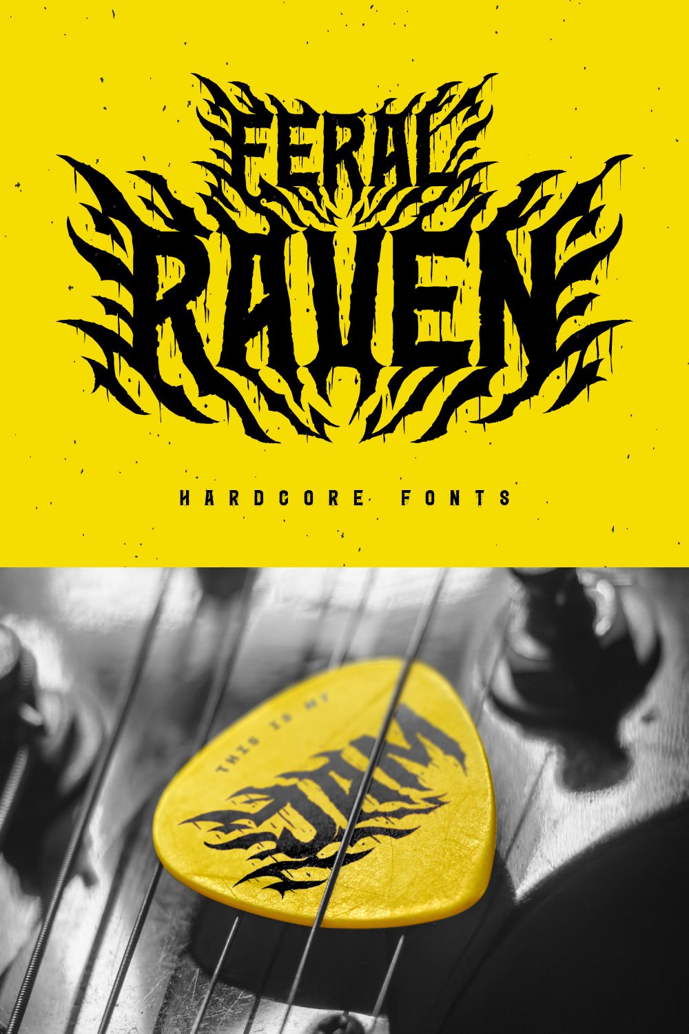 Feral Raven - Hardcore Font