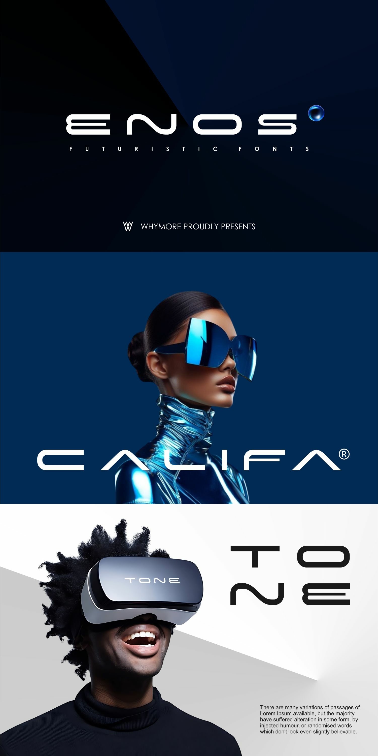 ENOS Font Collection - Innovative Typefaces Visionary