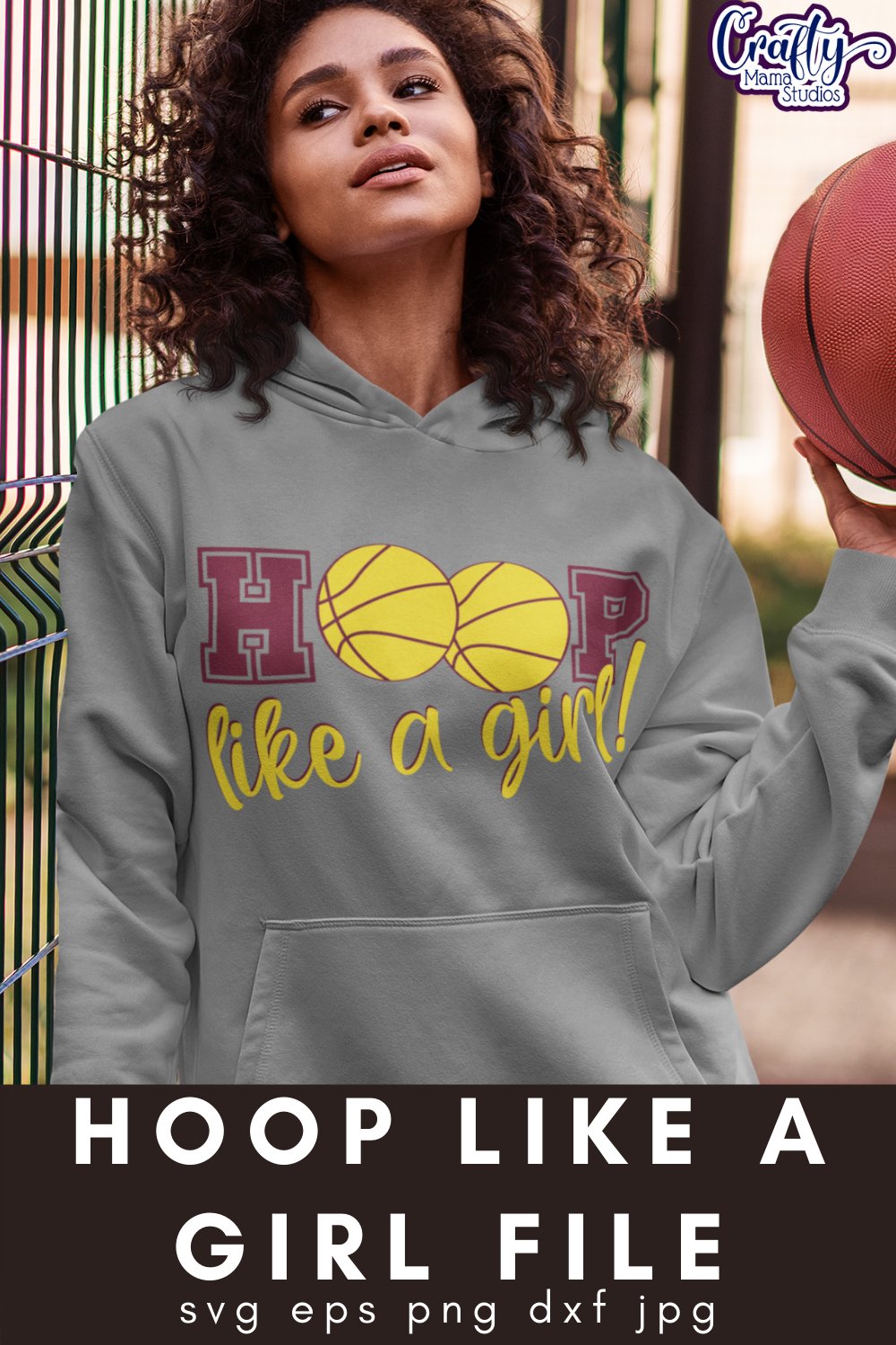 Hoop LIke A Girl | Basketball Svg Design Cut File