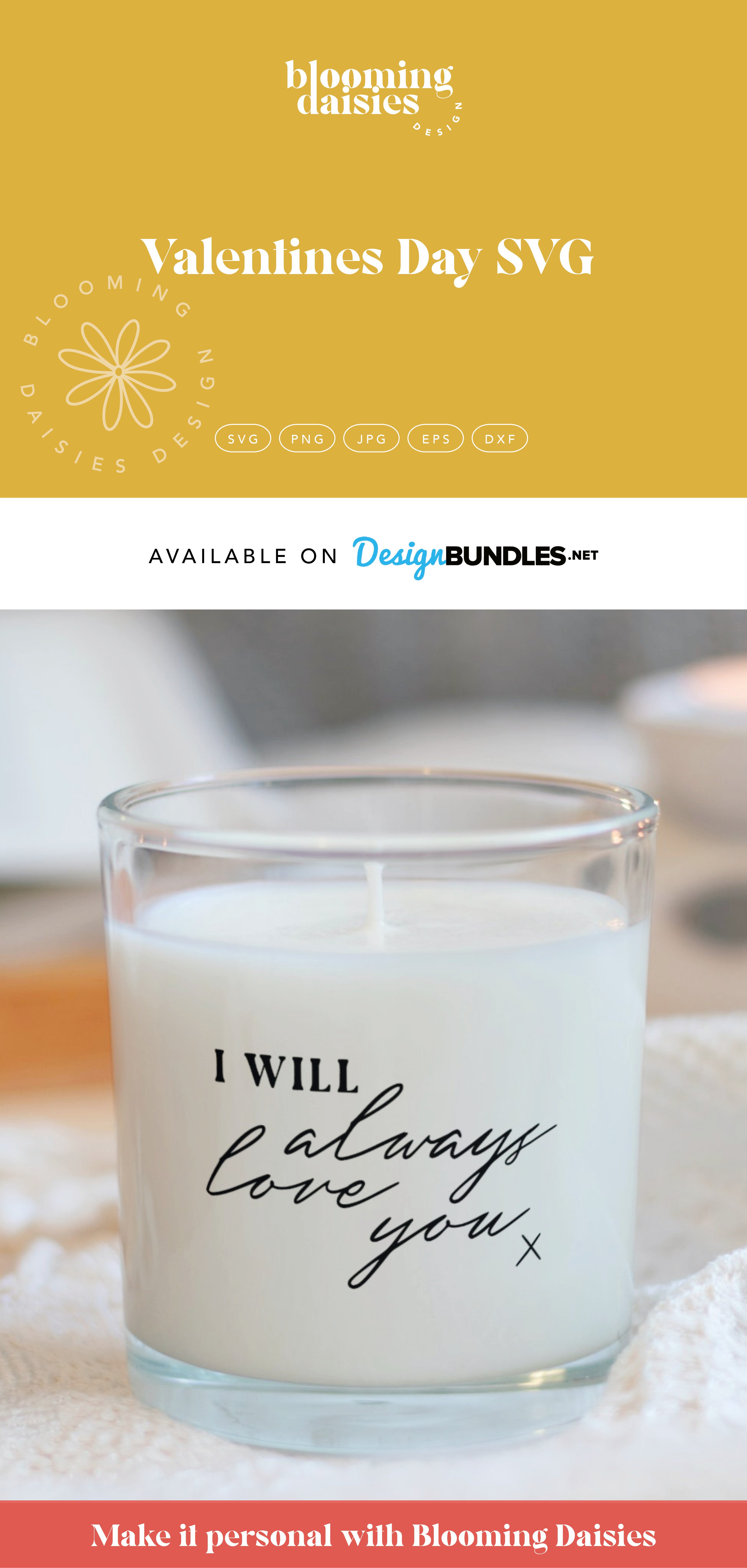 I will always love you SVG, Handwritten Valentines SVG