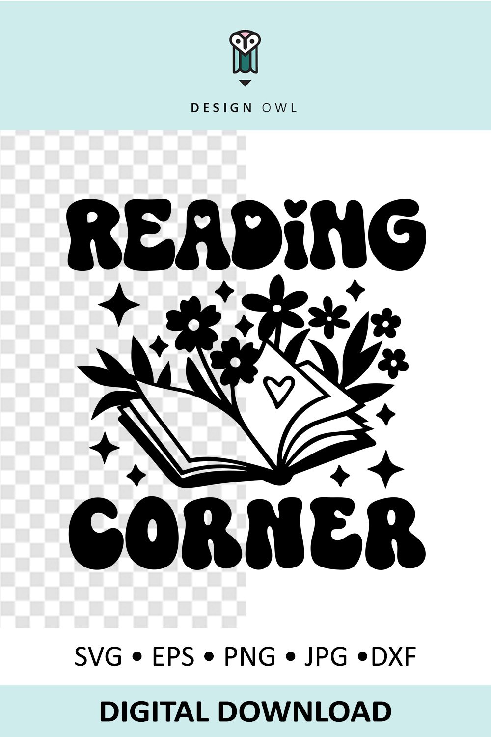 Reading Corner - Sign SVG