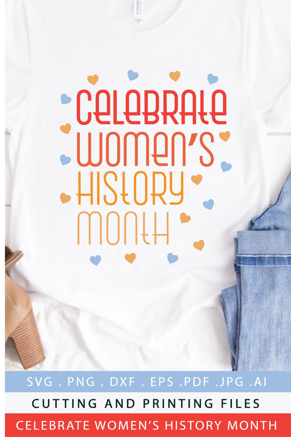 Women's History Month SVG Cut File | Celebrate Women SVG