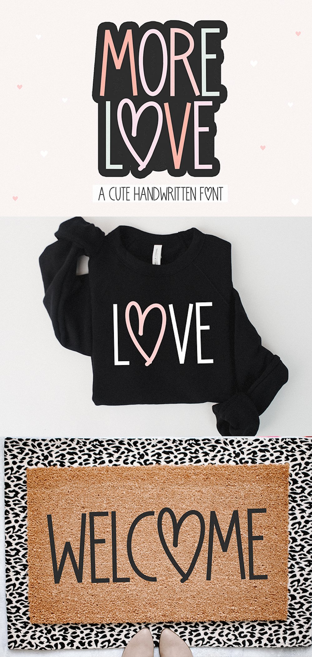 More Love - Cute Handwritten Font