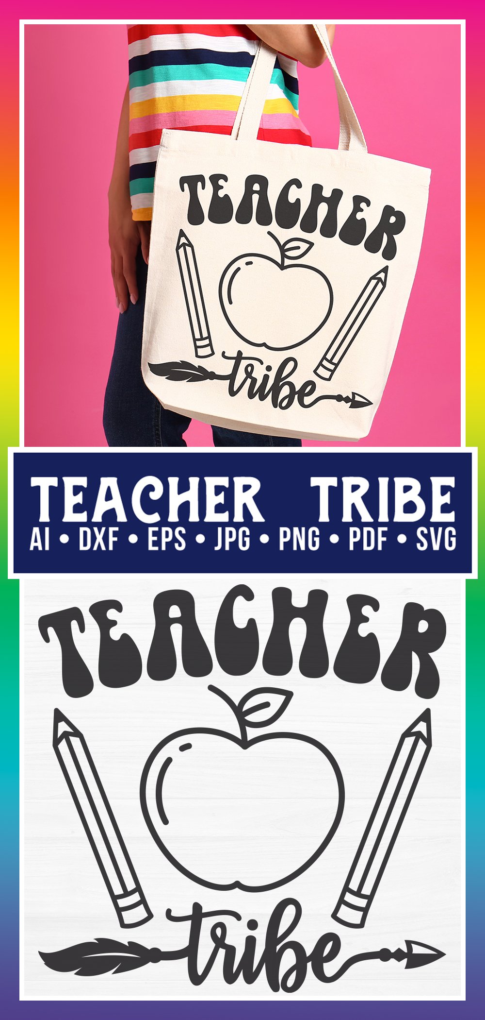 Teacher Tribe SVG