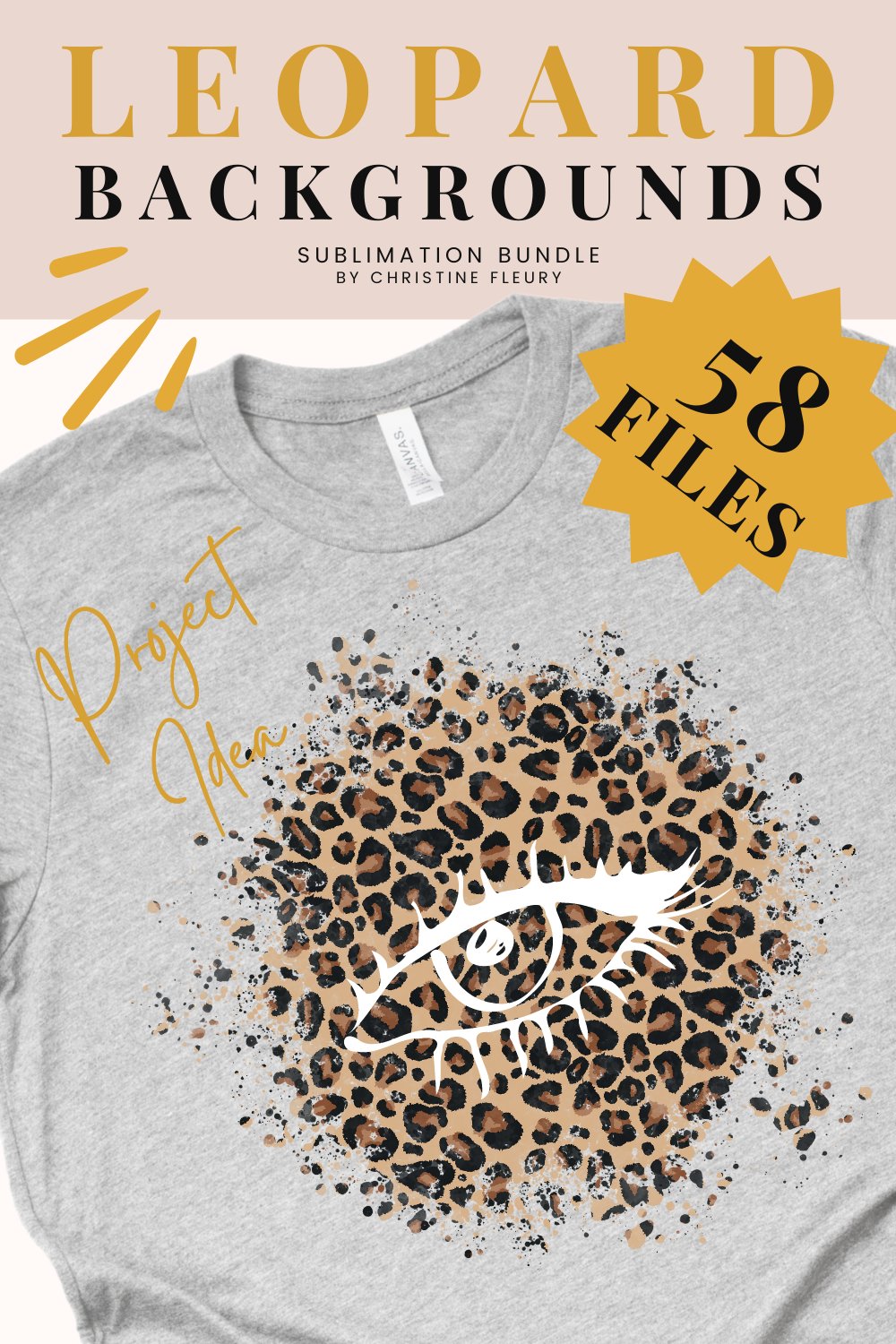 Leopard Sublimation Background Bundle