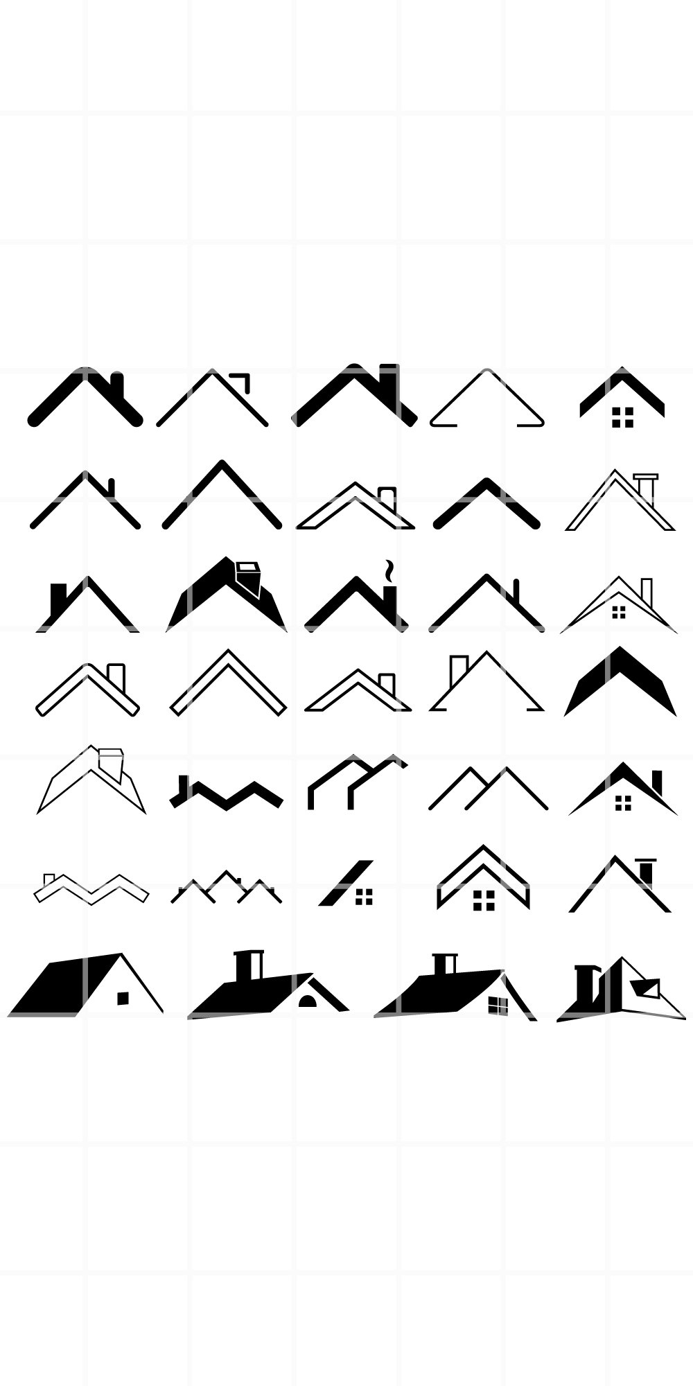 House Roof Svg. House Roof png. House Roof cut file, clipart