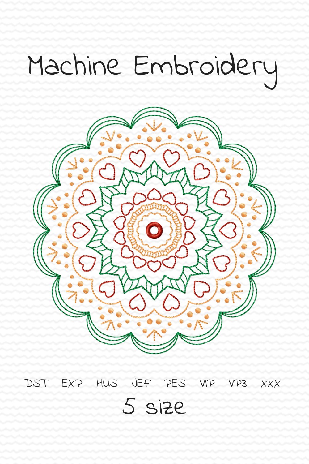 Mandala decoration | Machine embroidery design