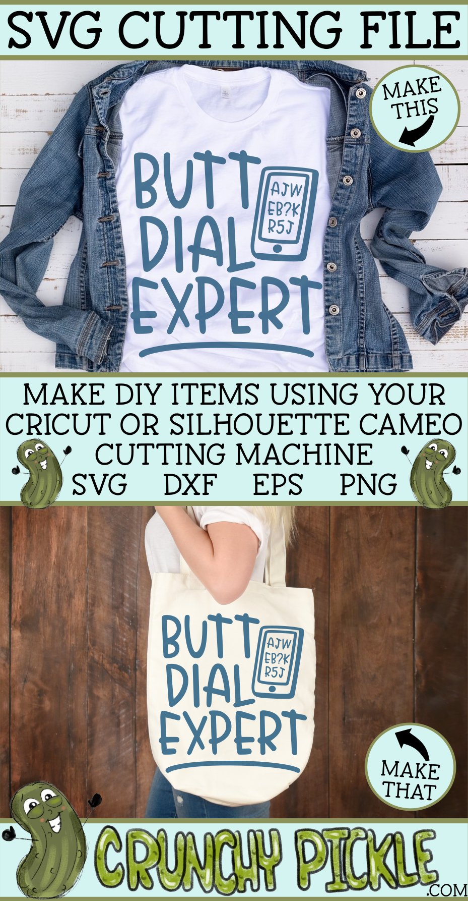 Butt Dial Expert Funny SVG File
