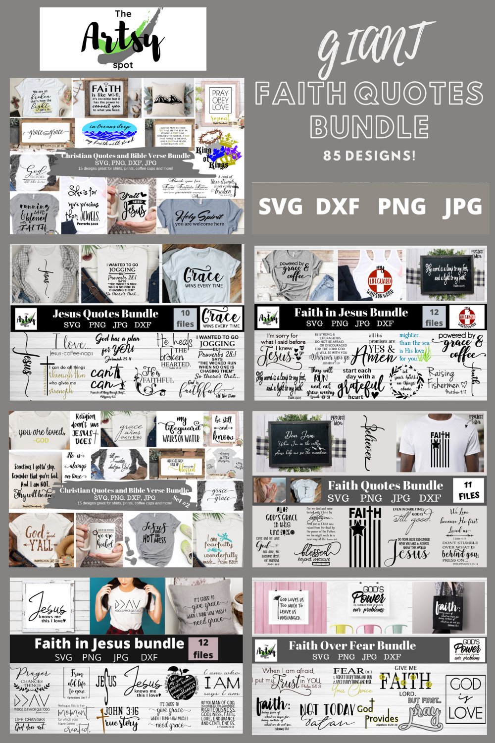 MEGA Faith quotes Bundle, Christian quotes bundle, (576636)