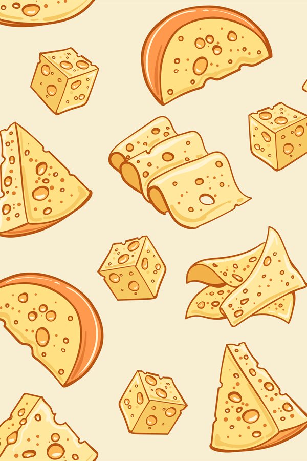 Cheese doodle pattern