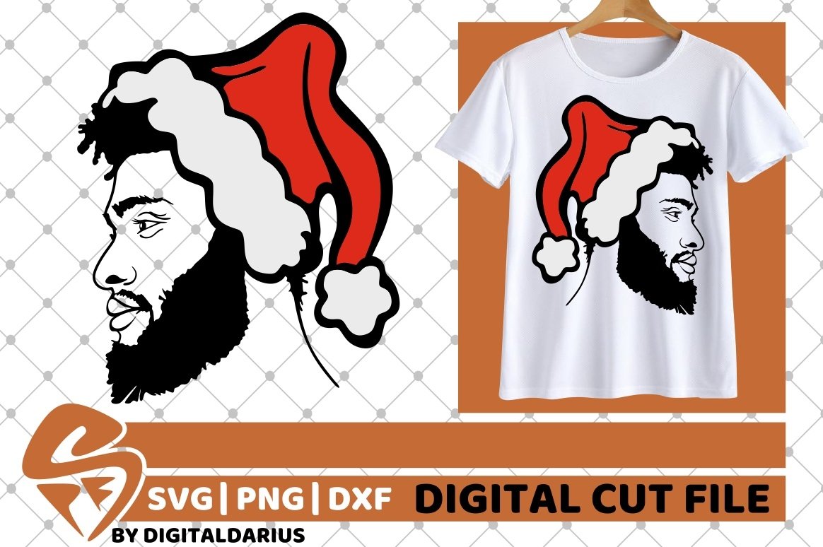 Beard Man svg, Christmas svg, Merry Christmas, Santa Claus