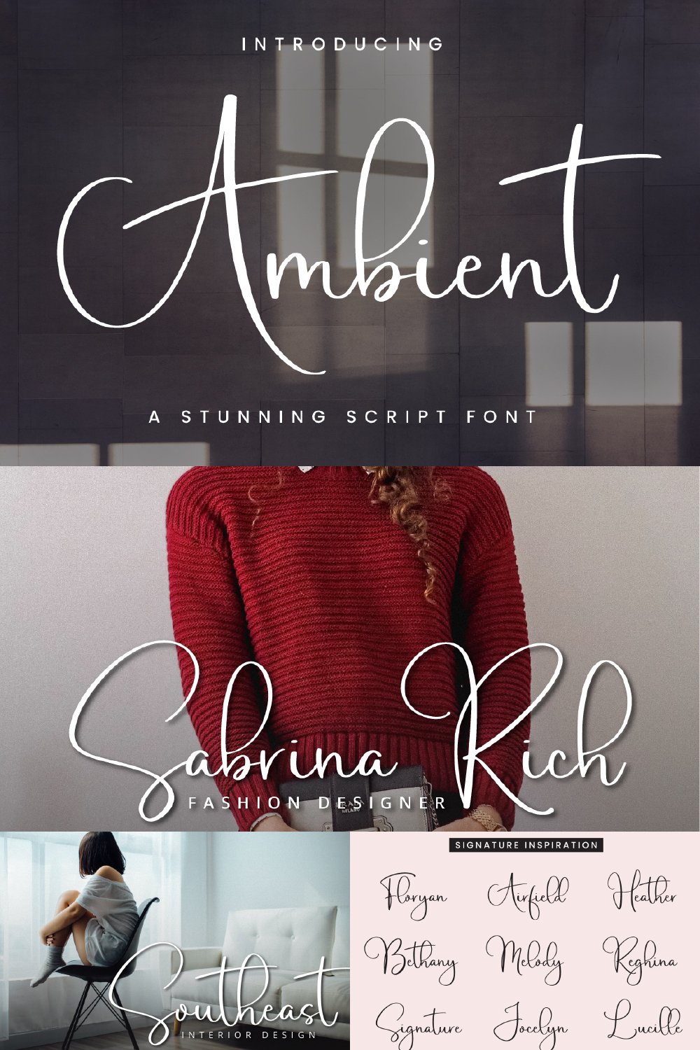 Ambient Handwritten Font