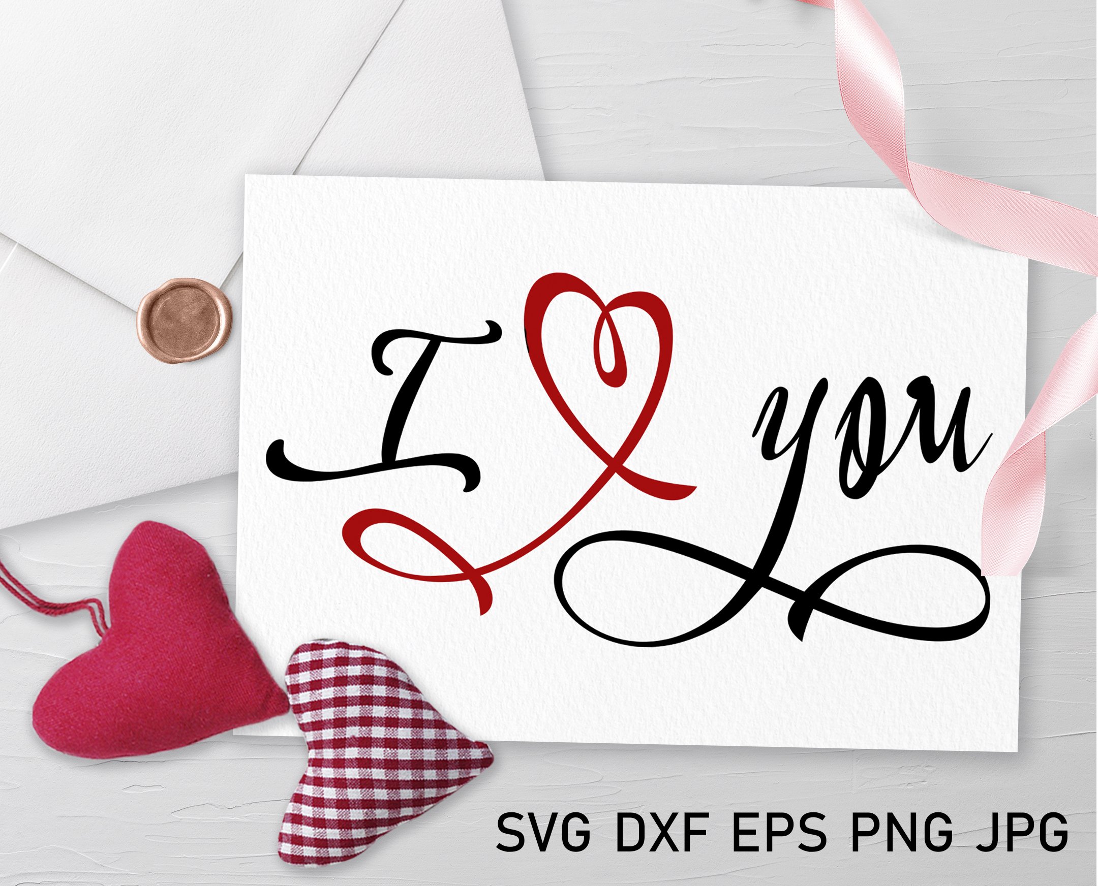 I love you svg Valentine svg Love heart svg