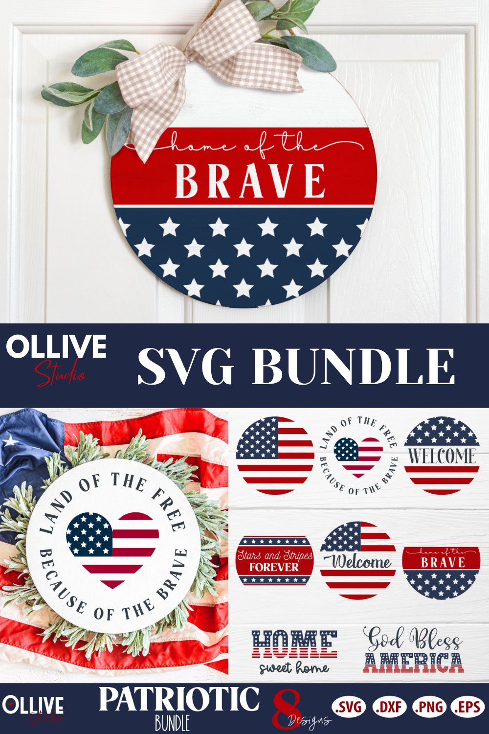 4th Of July Patriotic SVG Bundle (1854293)