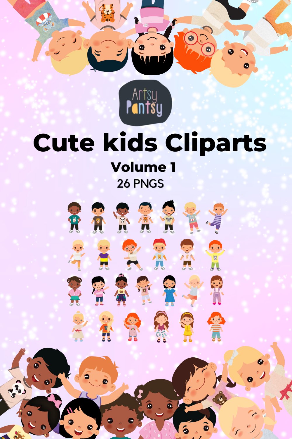 Cute Kids - Children's Educational Graphics Bundle (2100602)