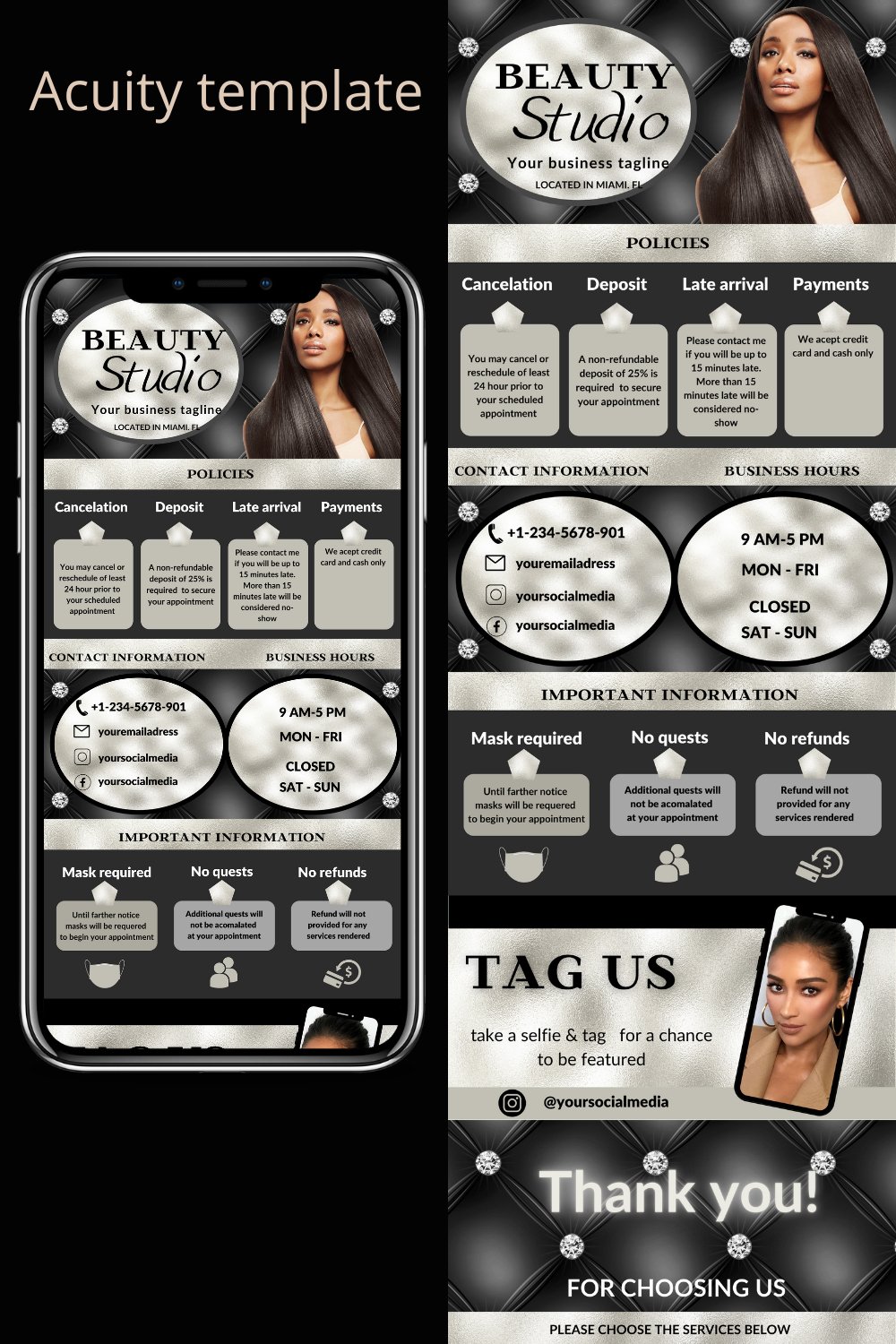 Acuity site design Black