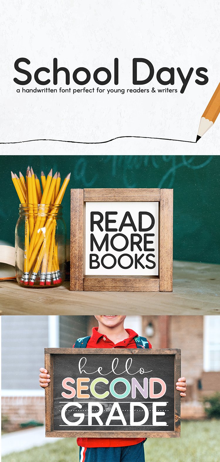 School Days Font (1541953)