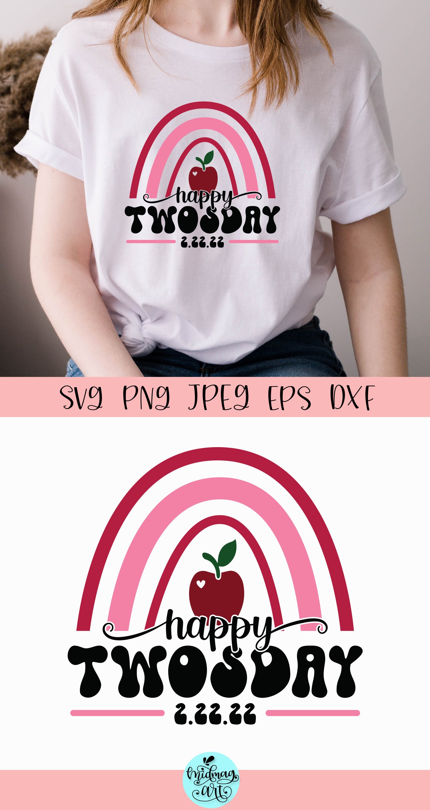 Happy twosday 2-22-22 svg, teacher svg (1823132)